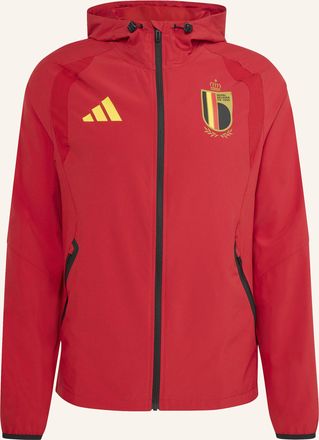 adidas Belgien Tiro Tech Windbreaker Mit Durchgehendem Reissverschluss rot