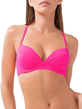 Smart & Sexy Femme Swim Secret Décapotable Bikini Haut de Bikini - Rose - 90D (Taille Fabricant:34D)
