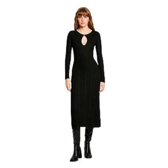 Pepe Jeans London Natasha Robe, Noir (Black), L Femme