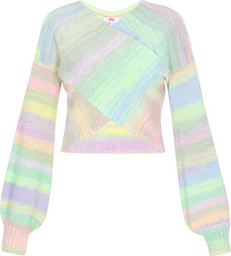 Mymo Pullover Frauen Limetten-Mehrfarbig