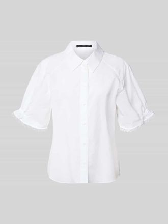 Luisa Cerano Bluse mit 1/2-Arm und Hemdblusenkragen