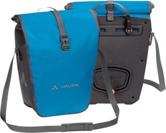 Vaude Fahrradtaschen für Gepäckträger Aqua Back 2x24L in blau 2 x Hinterradtaschen wasserdicht, Fahrrad Gepäckträgertasche hinten, einfache Befestigung - Ma