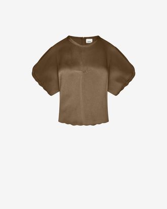 Isabel Marant Top Karlita - Femme - Bronze - Taille36 - Isabel Marant