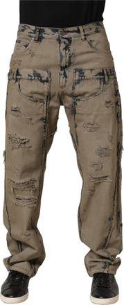 Dolce & Gabbana Homme, Jeans, Beige, Taille: XS Jeans droits