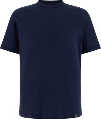 Boggi Milano Homme, Tops, Bleu, Taille: S T Shirt Coton Lin