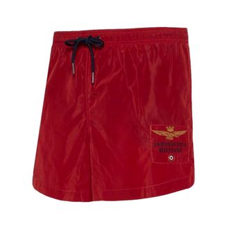 Aeronautica L&auml;ssige Shorts - - Shorts - Herren - Rot - S