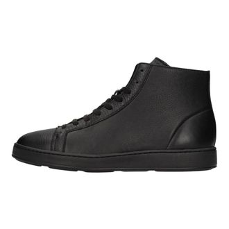 Santoni Ledersneaker - - Shoes - Herren - Schwarzk - 41 EU