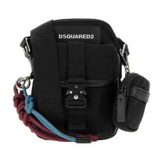Dsquared2 Basic Umh&auml;ngetasche - - Bags - Herren - Schwarzk - ONE SIZE