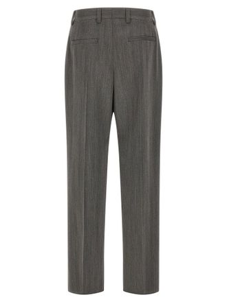 Valentino Garavani Virgin Wool Trousers - Grey