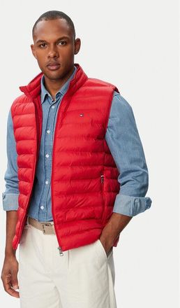 Tommy Hilfiger Weste MW0MW37677 Rot Regular Fit