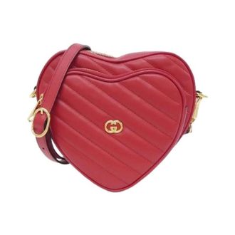 Gucci Sac bandouli&egrave;re en cuir Pre-owned - Femme - Pre-owned - Rouge - Taille: ONE Size