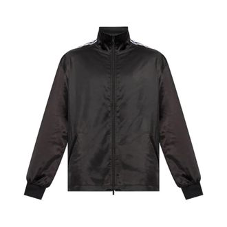 Yohji Yamamoto Satin Gradient 3-Stripes Track Top - - Jackets - Herren - Schwarzk - S