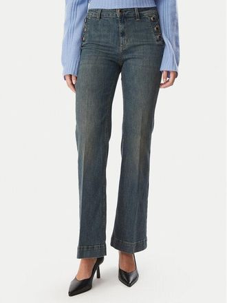 Liu Jo Jeans UF6093 D0328 Grau Flare Fit