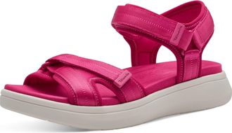 Tamaris Damen Sandalen Textil Vegan Sommer; FUXIA/pink; 37