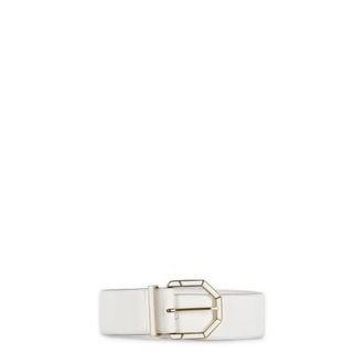 Etro Lederg&uuml;rtel mit Metallschnalle - - Accessories - Damen - Wei&szlig; - 85 CM