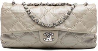 Chanel Hobo Bags - Jumbo Quilted Calfskin Ultra Stitch Flap - Gr. unisize - in Braun - f&uuml;r Damen