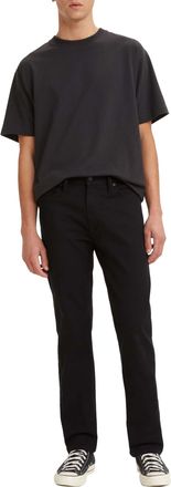 Levi's Herren 513 Slim Straight Jeans, Jet Black, 34W / 32L