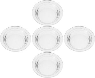 NUOBESTY 5 St&uuml;ck Pack Transparente Glasschalen f&uuml;r Duft&ouml;l W&auml;rmer Hitzebest&auml;ndige Aromatherapie Ersatzschalen &Oslash; 114cm Universelle Passform f&uuml;r Wachsw&auml;rmer und &Ouml;