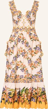 Farm Rio Farm Rio Kleid Mit Leinen Und Cut-Outs gelb