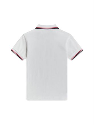 Fred Perry Twin-Tipped Cotton Polo - White