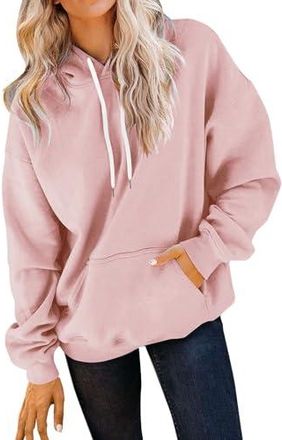 Generic Sweat Femme,Pull Femme Chic,Poche décontractée à Manches Longues Sweatshirtsover à Corde de Mode*