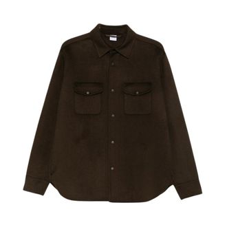 Aspesi Ce11P517Do Chemise/Veste en Laine - Homme - Chemises - Brun - Taille: XL