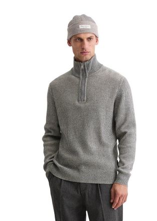 Marc O'Polo Troyer Stehkragen, regular fit, Bi-Color-Look