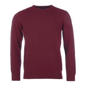 Barbour Luxuri&ouml;s weicher Wollpullover - - Knitwear - Herren - Rot - 2XL