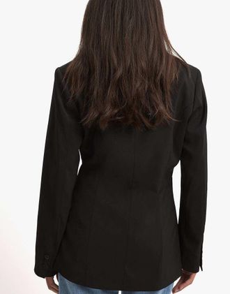 NA-KD blazer ajust&eacute; noir
