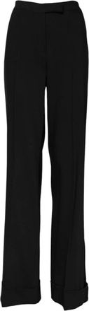 Dolce & Gabbana Femme, Pantalons, Noir, Taille: 36 FR Pantalon &Eacute;vas&eacute;