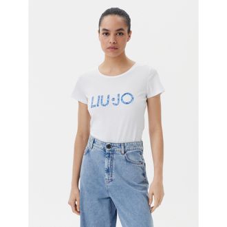 Liu Jo T-Shirt VA5154 JS003 Wei&szlig; Regular Fit