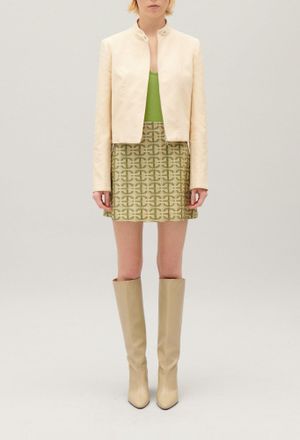 Claudie Pierlot Bikerjacke Hellbeige