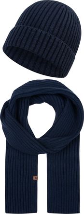 INDICODE JEANS Set: M&uuml;tze und Schal Geyser