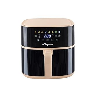 Tognana Iridea, Heißluftfritteuse 8 L, Kunststoff-Edelstahl, Champagner