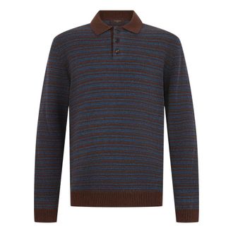 Slowear Pullover mit Polokragen aus Wolle - - Tops - Herren - Mehrfarbig - XL