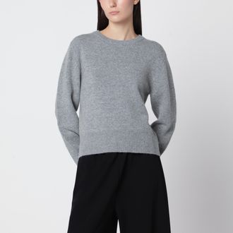 Extreme Cashmere Grey Jeanne sweater in cashmere