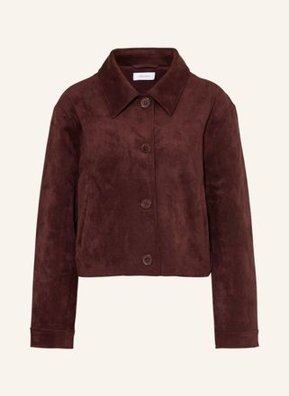 Darling Harbour Darling Harbour Kastenjacke In Lederoptik rot