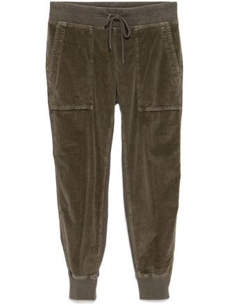 James Perse pantalon Corduroy Mixed Media - Vert