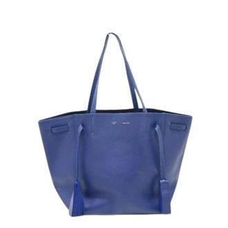 Celine Pre-owned Vintage Leder Tote - - Pre-owned - Damen - Blau - ONE SIZE