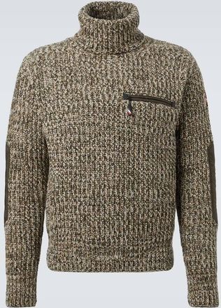 Moncler Pull à col roulé Après Ski en laine vierge