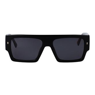 Dsquared2 Homme, Accessoires, Noir, Taille: 57 MM Lunettes de soleil élégantes D2 0165/S