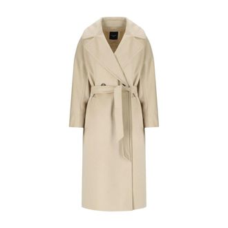 Max Mara Resina G&uuml;rtelmantel - - Coats - Damen - Beige - S