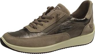 Ara Baskets Lisbonne 4.0 en daim métallisé pour femme, métal, 37.5 EU