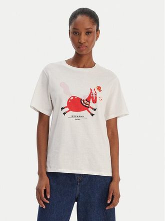 Max Mara T-Shirt West 2615971041 Wei&szlig; Regular Fit