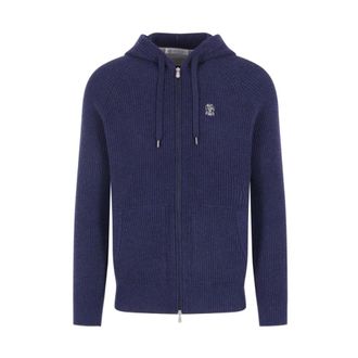 Brunello Cucinelli Herren, Strickwaren, Blau, LGr&ouml;&szlig;e