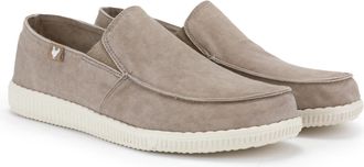 Walk In Pitas | WP150 Slip ON Washed | Herren Mokassins | Flache Slipper f&uuml;r M&auml;nner | Slip on Loafer | Sneakers | Schlupfschuhe | Freizeitschuhe | Walkinpitas Schuh