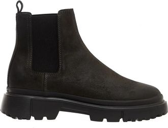 Hogan Stiefel - Black Ankle Boots - Gr. 6_5 - in Schwarz - f&uuml;r Damen