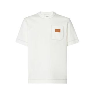 Fendi T-Shirt - - Tops - Herren - Wei&szlig; - L