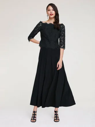 Heine Klassische Bluse Spitzen-Bluse 3/4-Arm