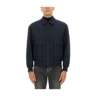 HUGO BOSS Homme, Vestes, Bleu, Taille: L Light Vestes